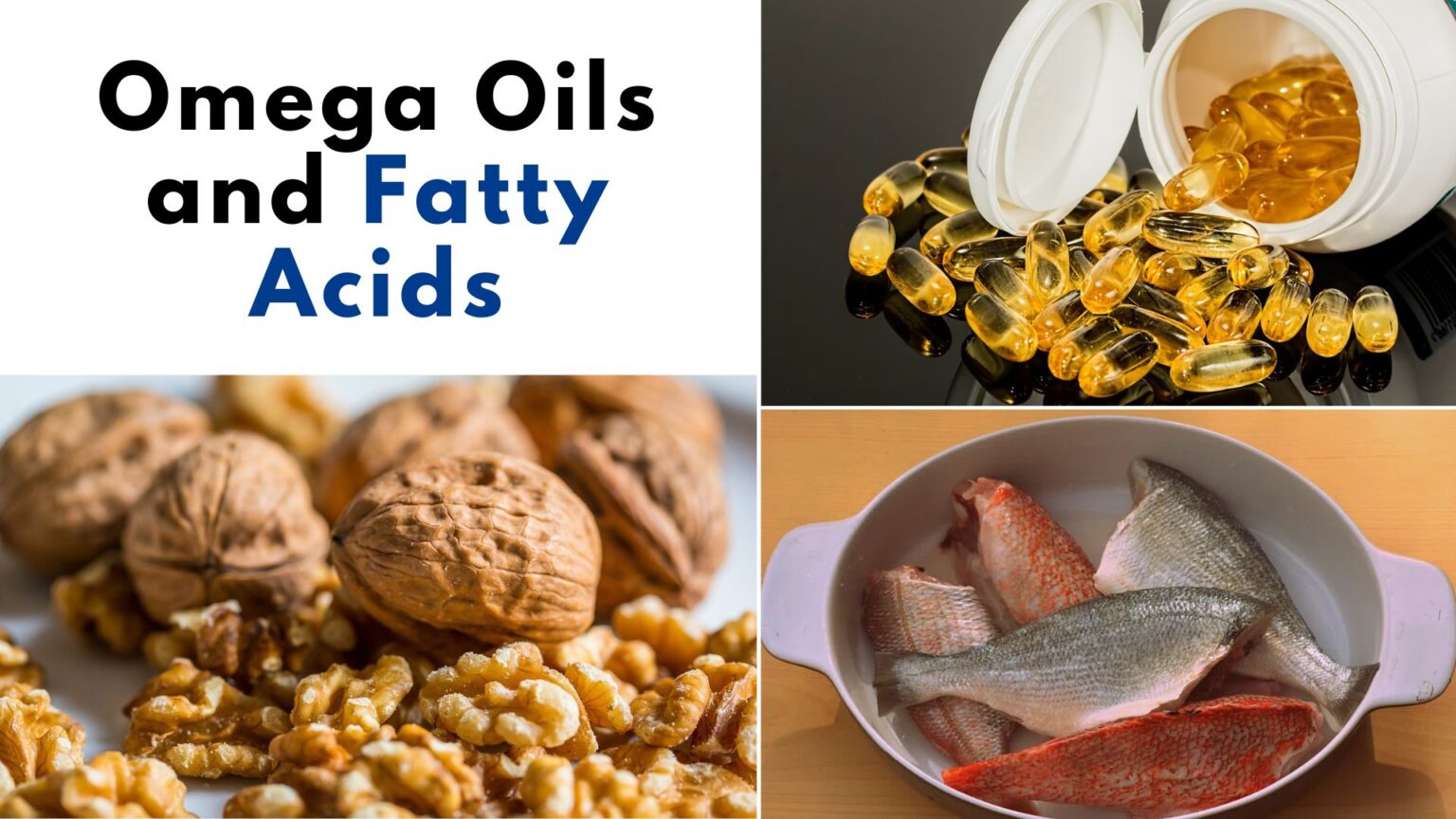 Understanding the Benefits of Omega Oils and Fatty Acids